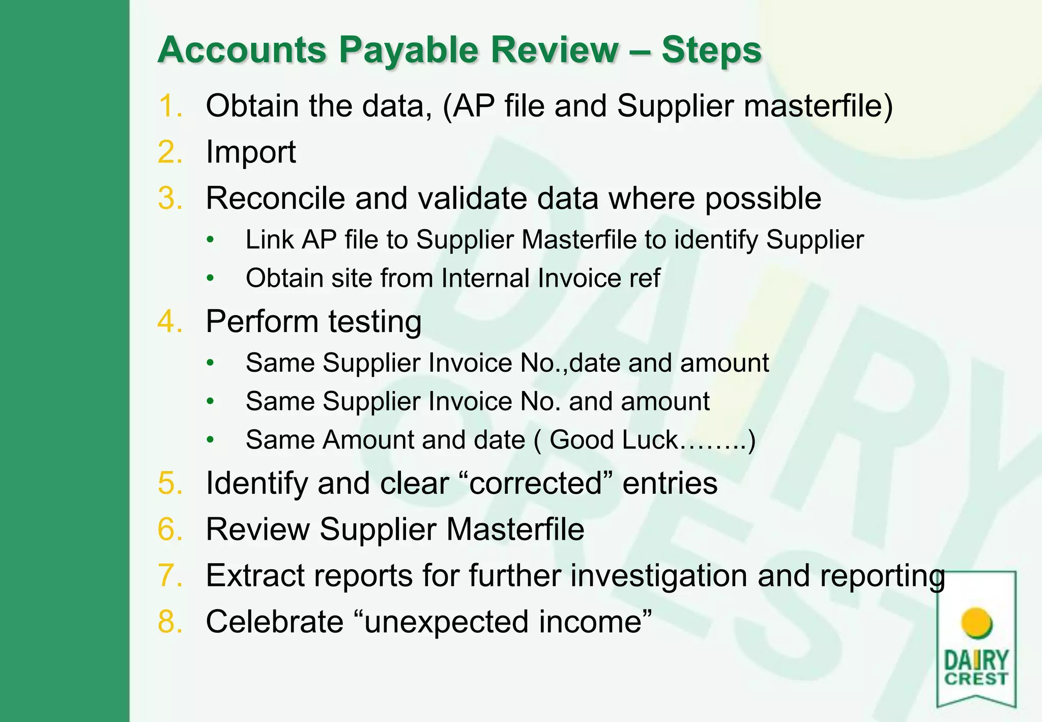 Duplicate Payment Detection using IDEA | PDF
