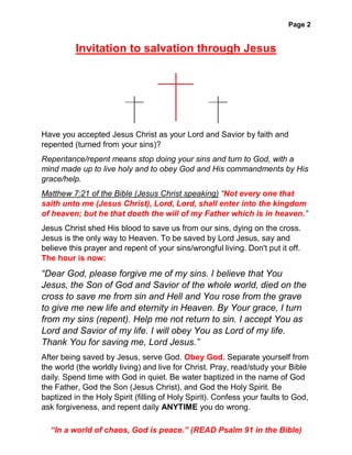 What is the Rapture PRINTOUT | PDF