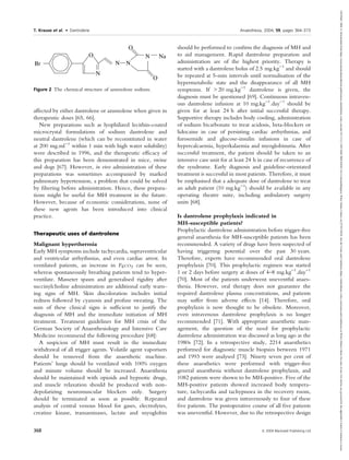 2004 Dantrolene. A review of its pharmacology therapeutic use and new ...