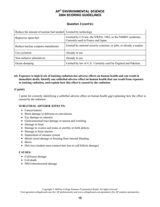2004 frq scoring guide | PDF