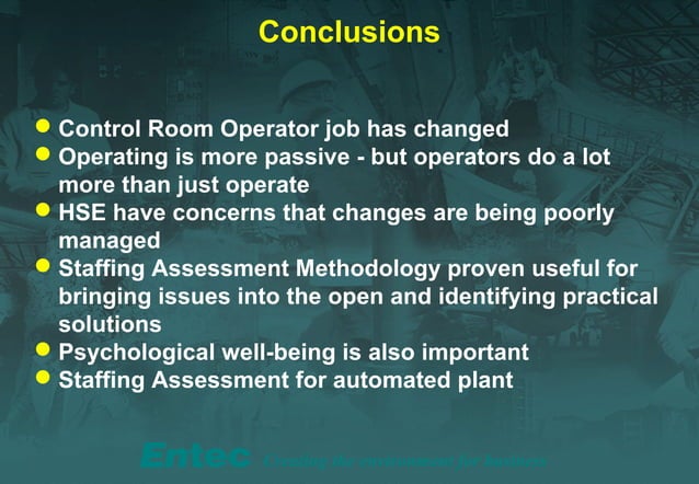 2004 ibc - The role of control room operators | PPT | Human Resources ...