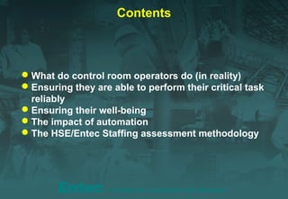 2004 ibc - The role of control room operators | PPT