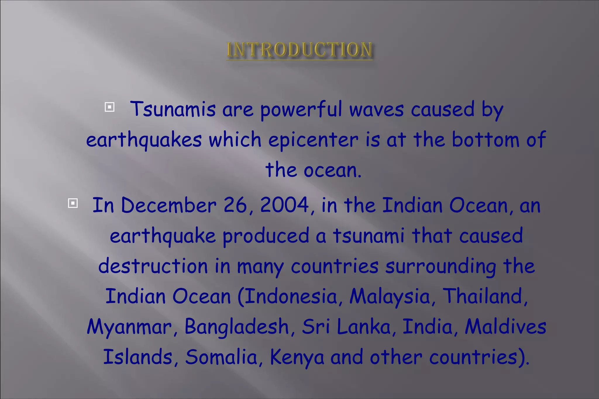 2004 indian ocean earthquake and tsunami | PPT