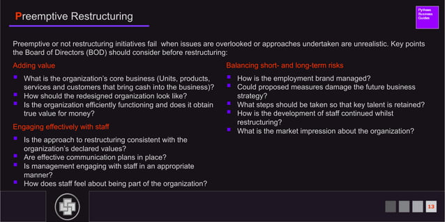 Corporate Restructuring - An overview | PDF
