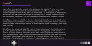 Corporate Restructuring - An overview | PDF