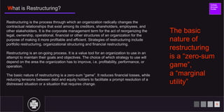 Corporate Restructuring - An overview | PDF