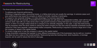 Corporate Restructuring - An overview | PDF