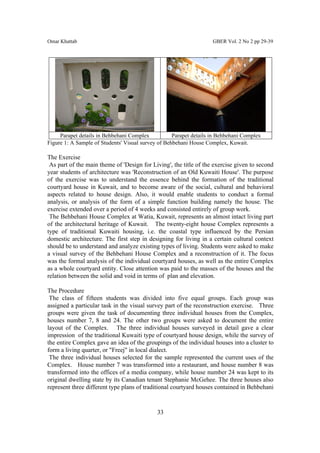 Kuwait - 2004 omar khattab reconstruction of traditional architecture | PDF