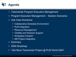 2004 Team Center Training Presentation On Project | PPT