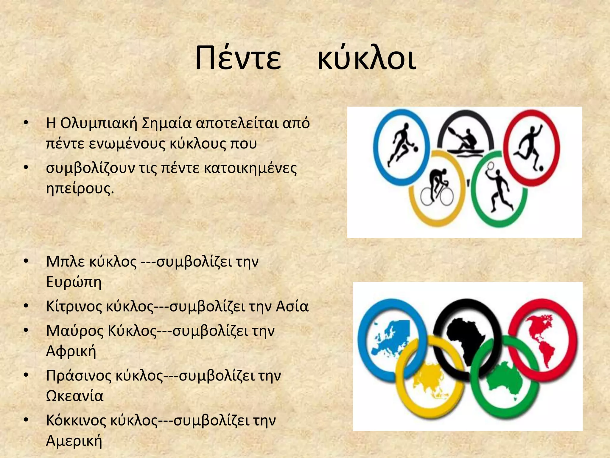 Ολυμπιακοί αγώνες | PPT