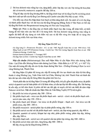 Các phân vị địa tầng Việt Nam - Tống Duy Thanh, Vũ Khúc | PDF