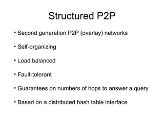 Agents and P2P Networks | PPT | Computer Networking | Computing