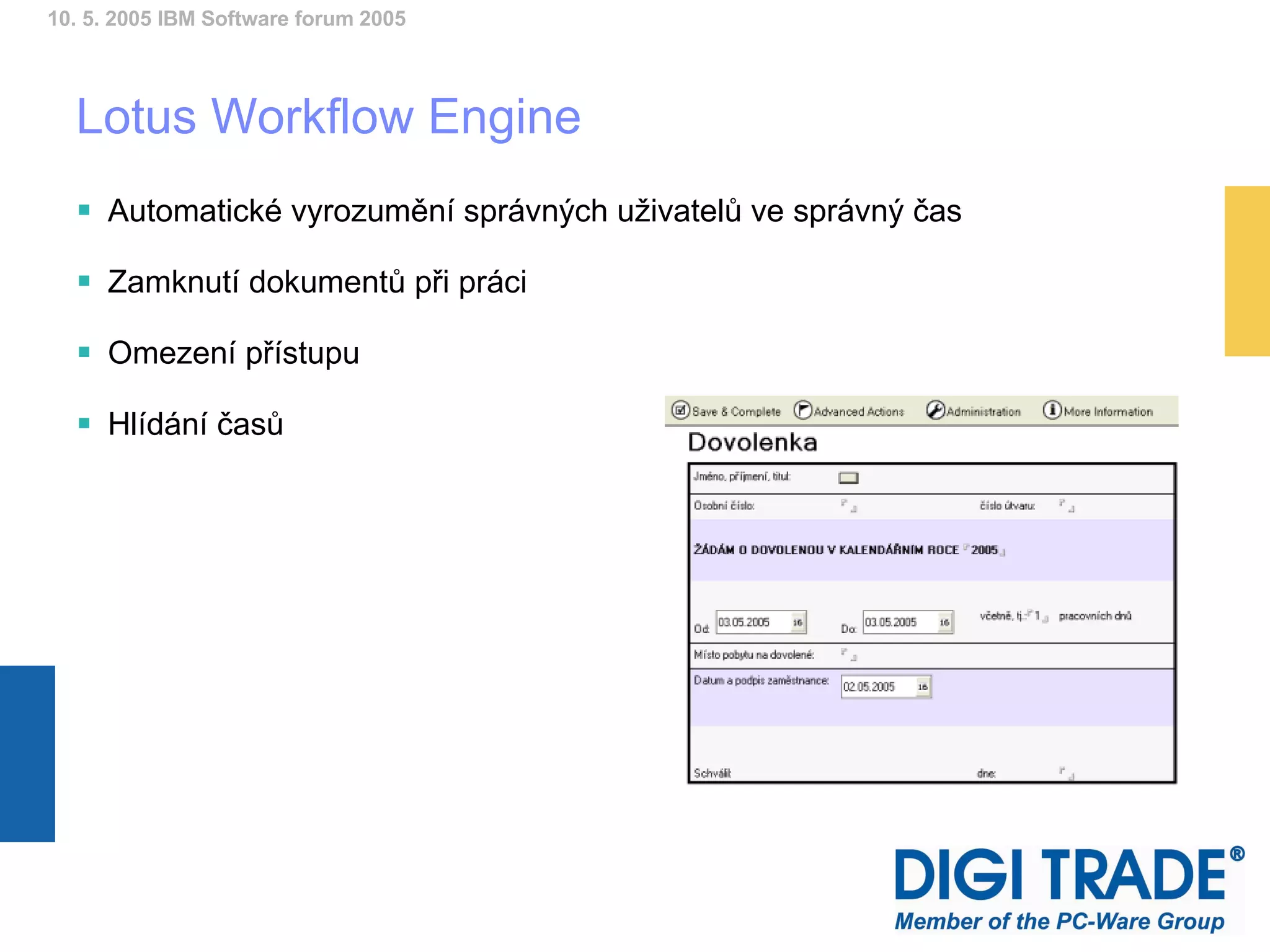 IBM Lotus Workflow | PPT