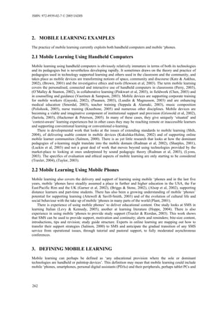 DEFINING MOBILE LEARNING - by John Traxler - IADIS International ...