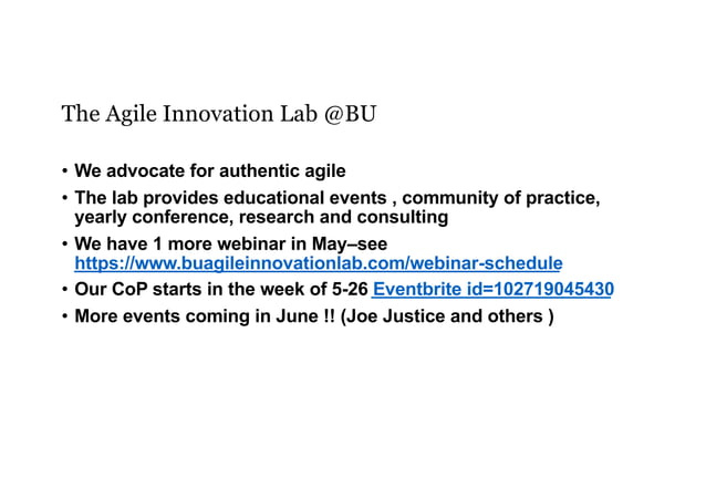 The Secrets of Agile Leaders at BU Agile Innovation Lab | PDF
