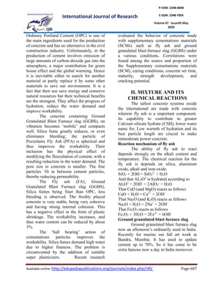 replacement of cement with GGBS and Fly ash | PDF
