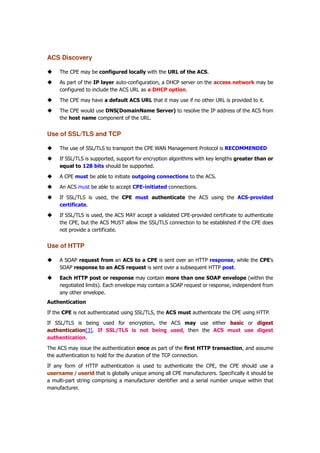 More Details about TR-069 (CPE WAN Management Protocol) | PDF