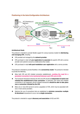 More Details about TR-069 (CPE WAN Management Protocol) | PDF