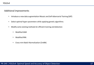 YOLOv4: optimal speed and accuracy of object detection review | PDF