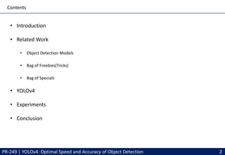 YOLOv4: optimal speed and accuracy of object detection review | PDF