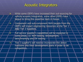 Guest Speaker @ SAE Noise & Vibration Conference | PPT