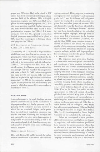 ELLs in special education in urban schools | PDF | Special Education ...