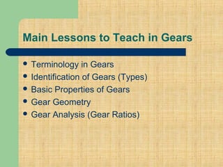 gear theory | PPT