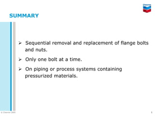2005 CVX Hot Bolting Procedures.ppt