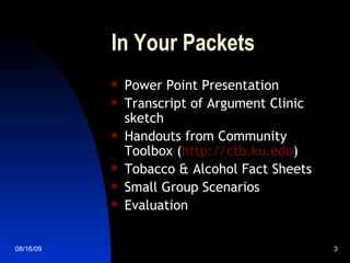 Argument Clinic | PPT