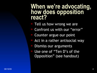 Argument Clinic | PPT