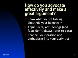 Argument Clinic | PPT