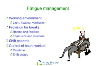 2005 IBC - Managing risks of control room operations | PPT