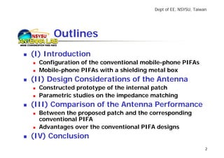 2005 IEEE AP-S-Internal Shorted Patch Antenna for UMTS Mobile Phone ...