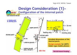 2005 IEEE AP-S-Internal Shorted Patch Antenna for UMTS Mobile Phone ...
