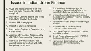 Improving Indian Urban Finances | PDF