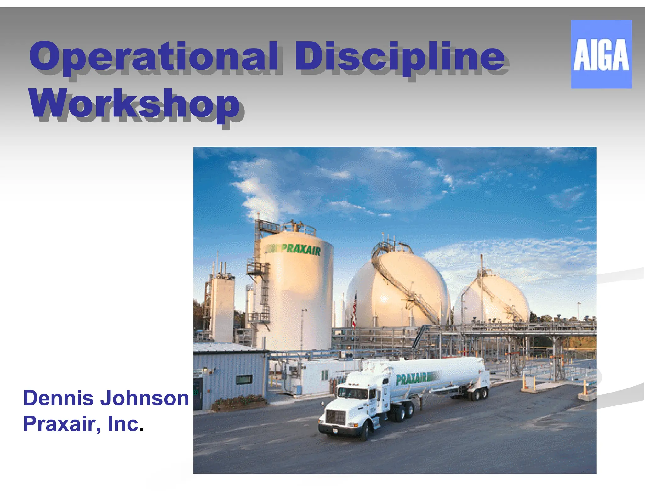 2005 meeting Workshop Operational Discipline | PDF