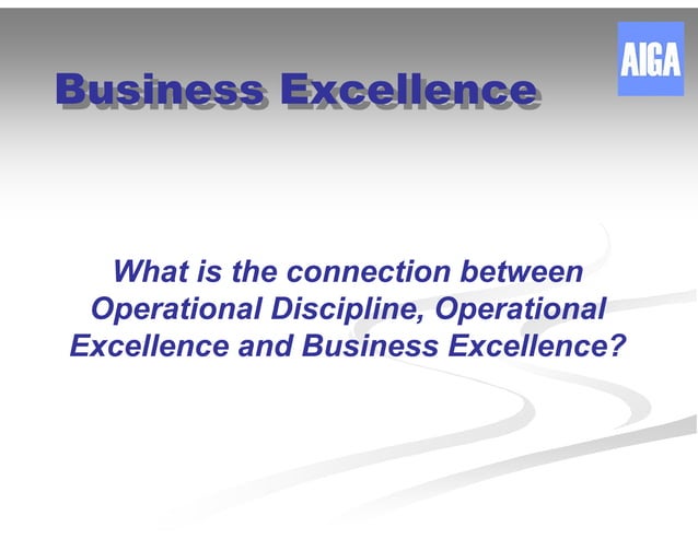 2005 meeting Workshop Operational Discipline | PDF | Business ...