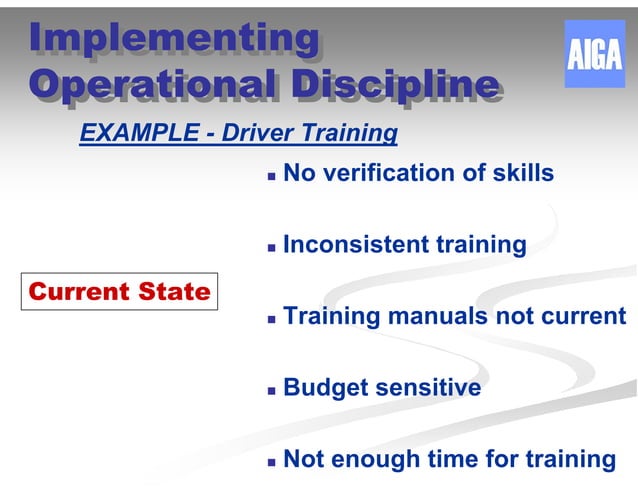 2005 meeting Workshop Operational Discipline | PDF | Business ...