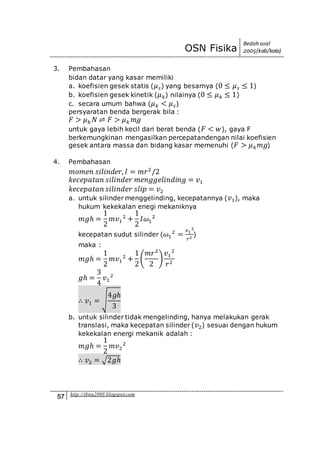 2005 osnk fisika (tkunci) | PDF