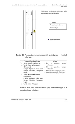 2006 10-pemeliharaan jalan darurat dan pemeliharaan lalu lintas | PDF
