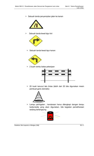 2006 10-pemeliharaan jalan darurat dan pemeliharaan lalu lintas | PDF