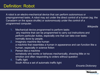 Programming Robots | PPT