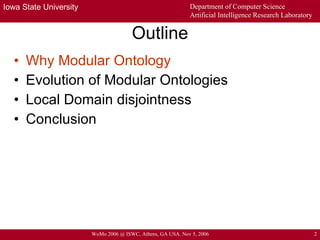 Divide and Conquer Semantic Web with Modular | PPT | Programming Languages | Computing