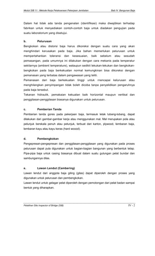 2006 11-metode kerja pelaksanaan jembatan | PDF
