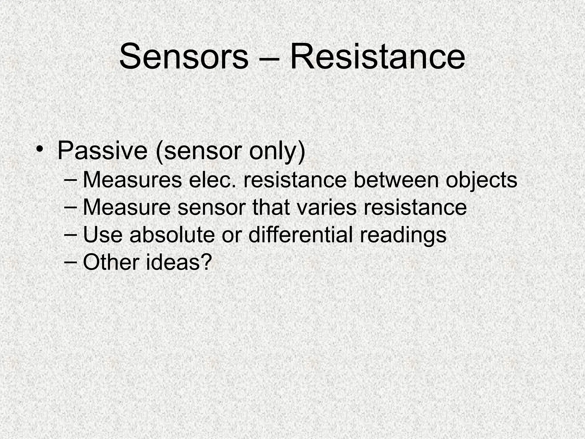Robotic sensor for various applications | PPT