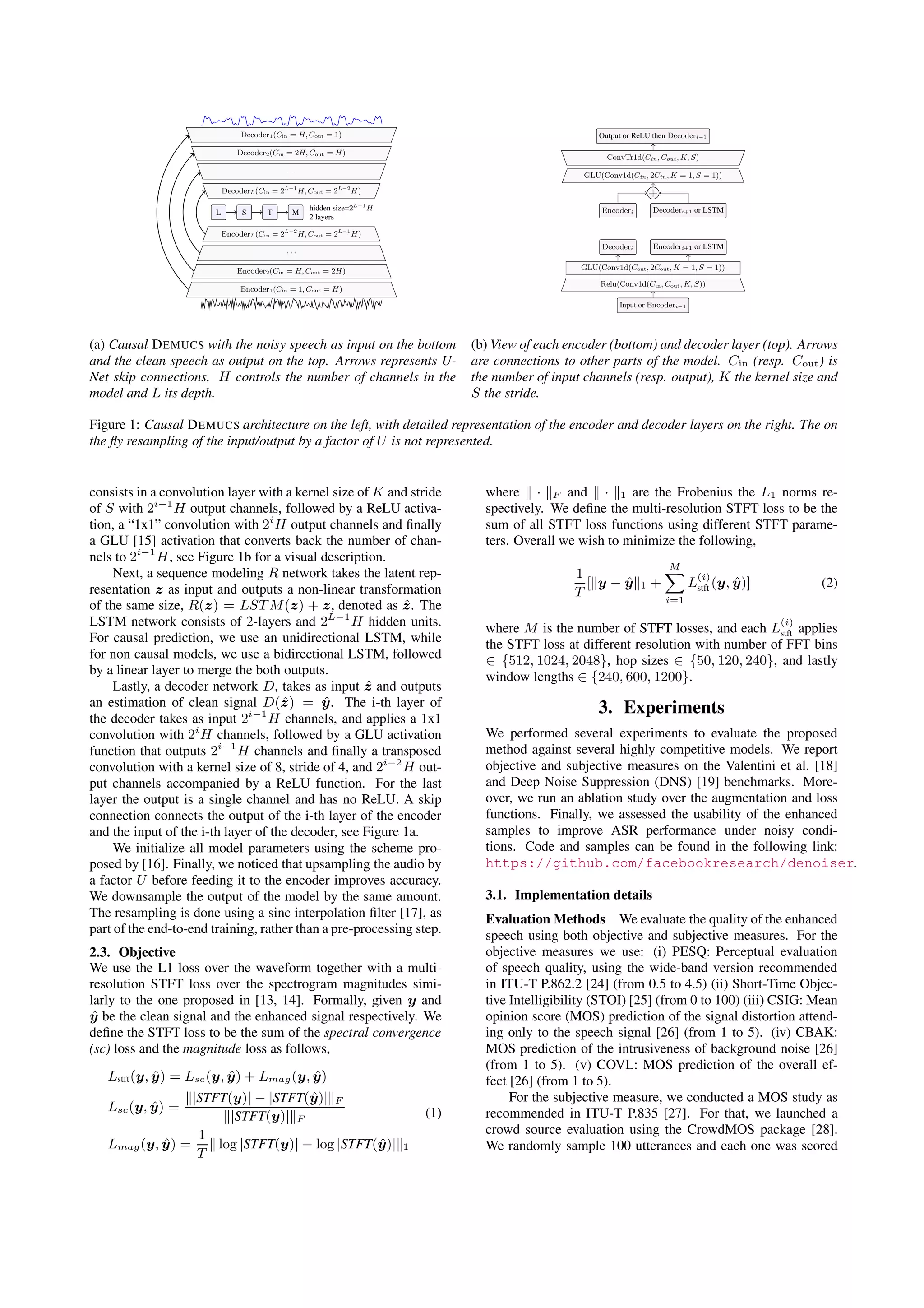 Real Time Speech Enhancement in the Waveform Domain | PDF