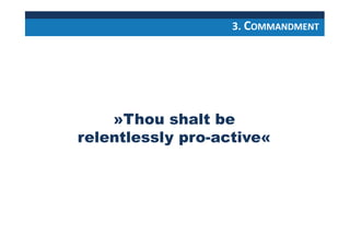 The ten Commandments of Project Management | Ralf C. Adam | PDF
