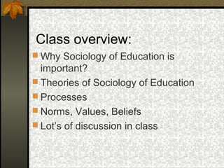 School & Society PowerPoint - Oct 17 | PPT
