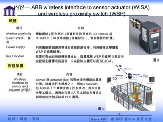 2006 創新案例分享 wsn for machine control | PPT