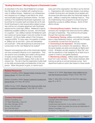 JetBlue Airways: Developing Leaders in a Fast-growing Start-up | PDF